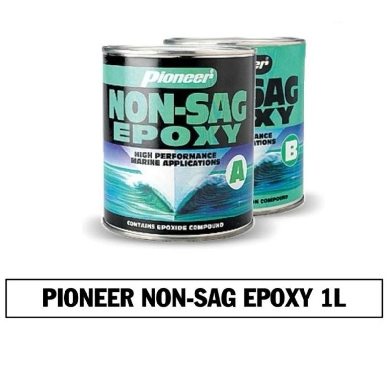 Pioneer Non-Sag Epoxy A&B set 1liter | Shopee Philippines