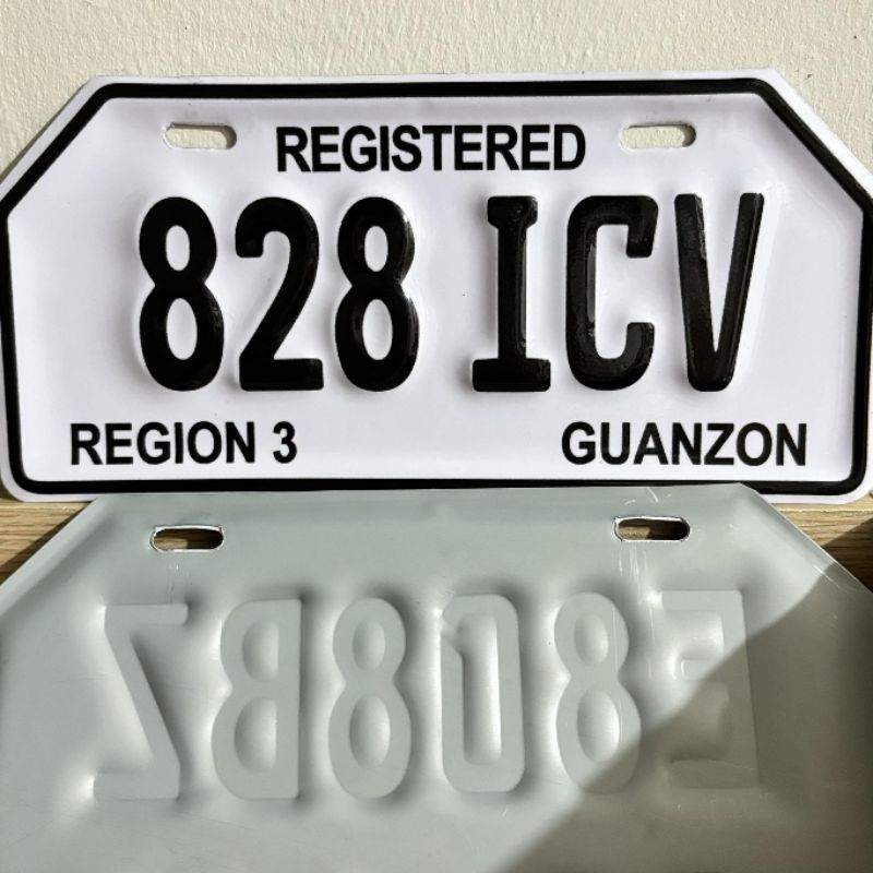 OLD STANDARD TEMPORARY PLATE | Shopee Philippines