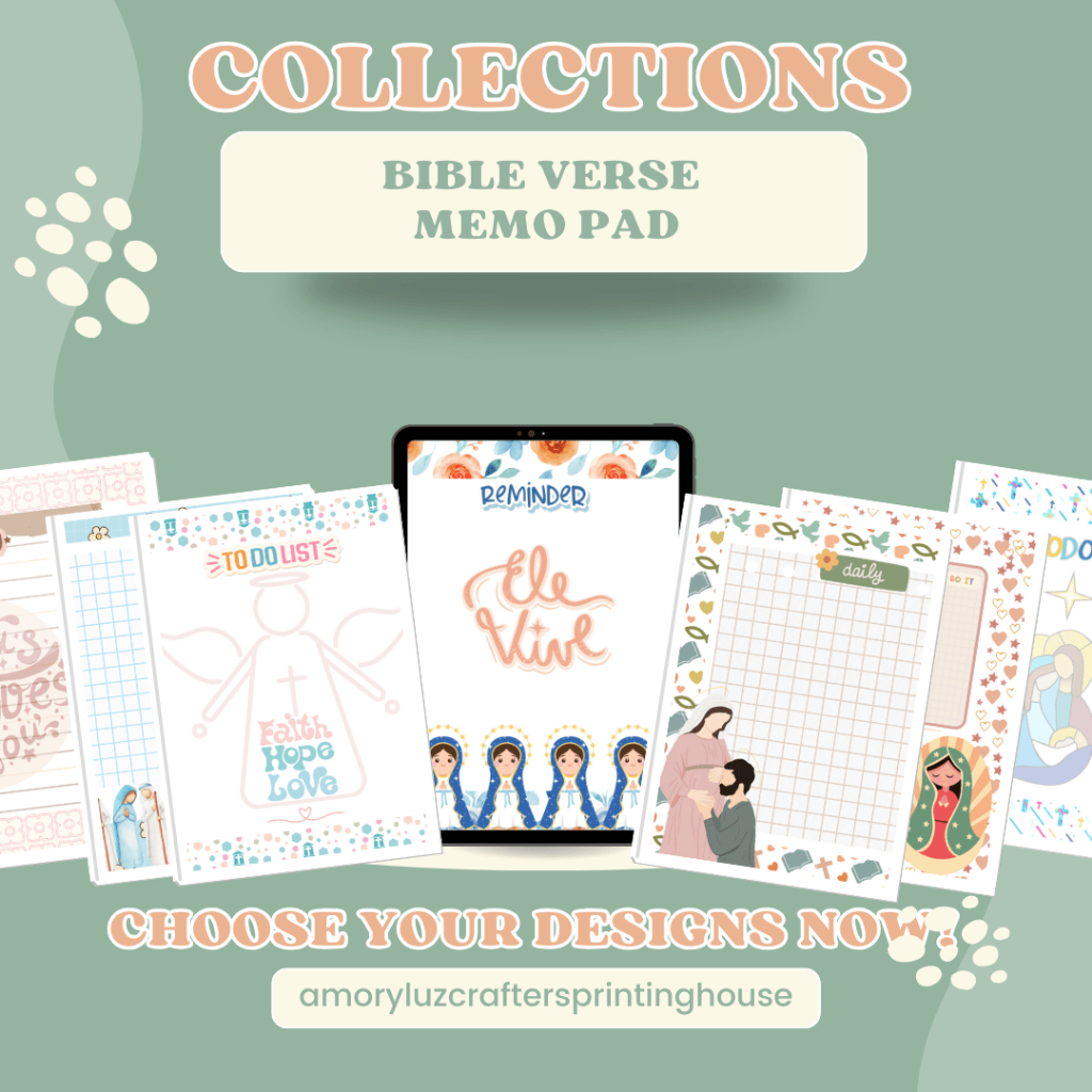 BDC 60 Sheets Note Pads Bible & Religious Quotes (Personalized Memos ...