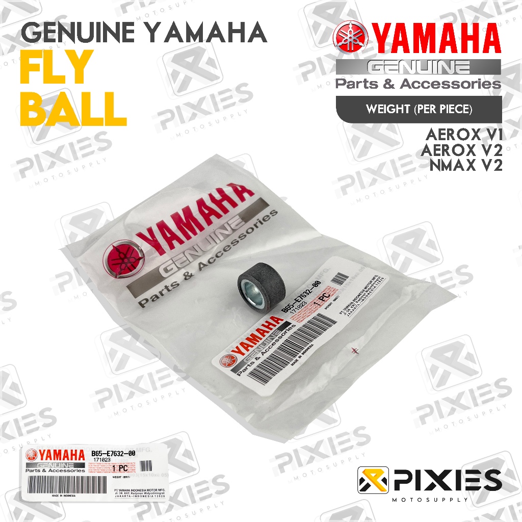 GENUINE YAMAHA FLYBALL BOLA WEIGHTS for Nmax V2 / Aerox V2 | Shopee ...