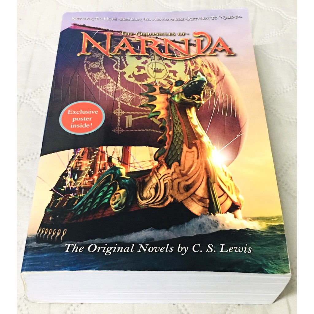 The Chronicles of Narnia with Exclusive Poster (7 books in 1) | Shopee ...