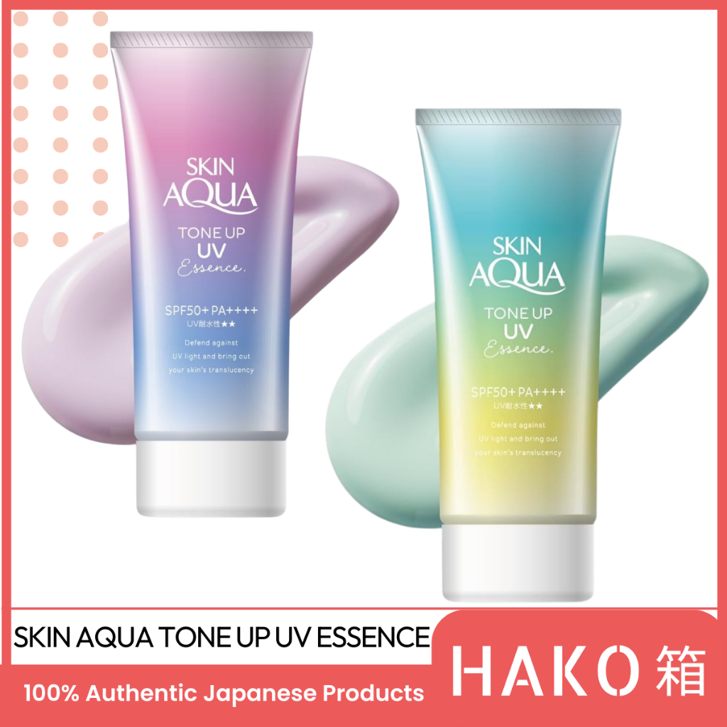 Skin Aqua Tone Up UV Essence Sunscreen, (Transparent, Color Control, UV ...