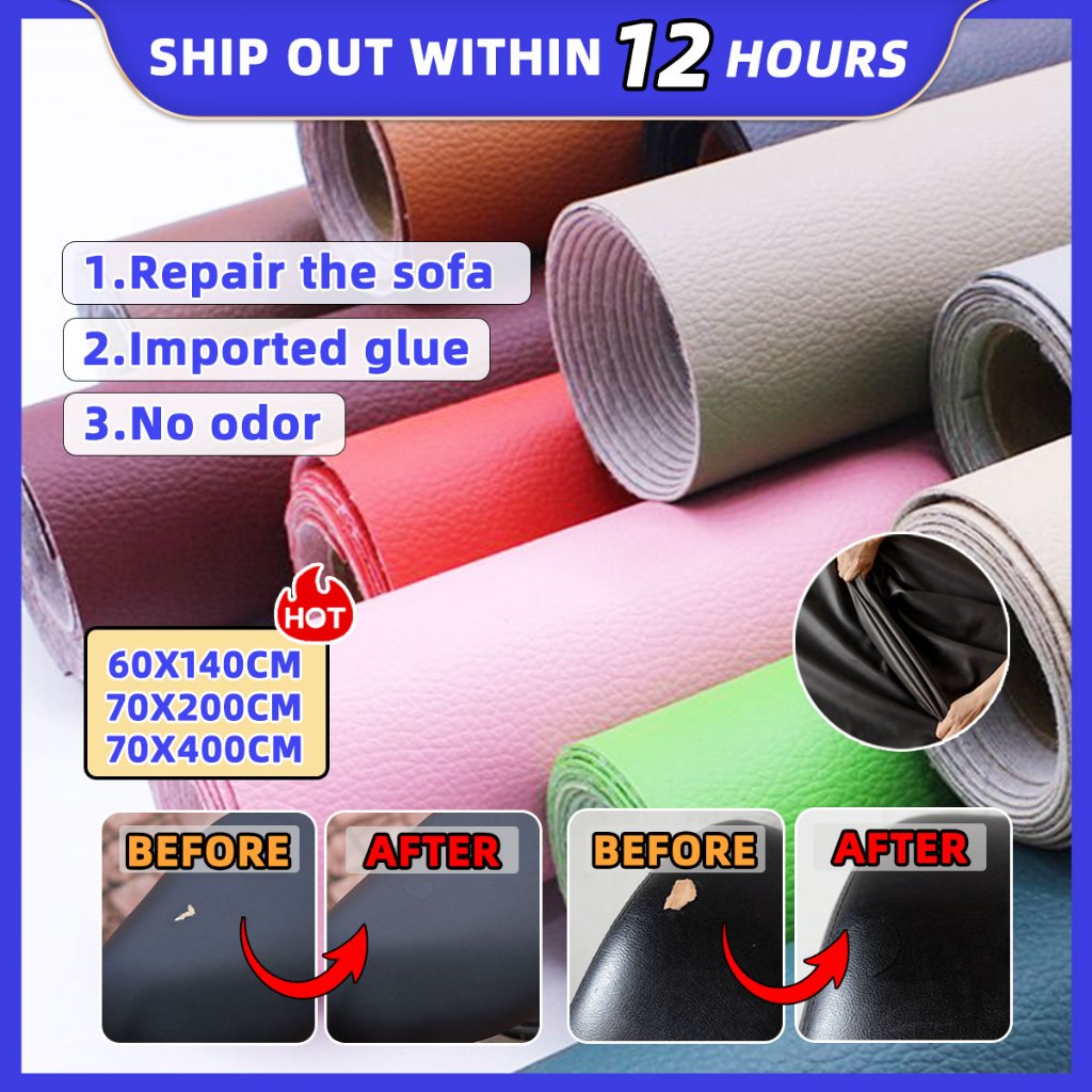 Self Adhesive Leather Repair Patch DIY Refurbishing Kit For Sofa Car ...