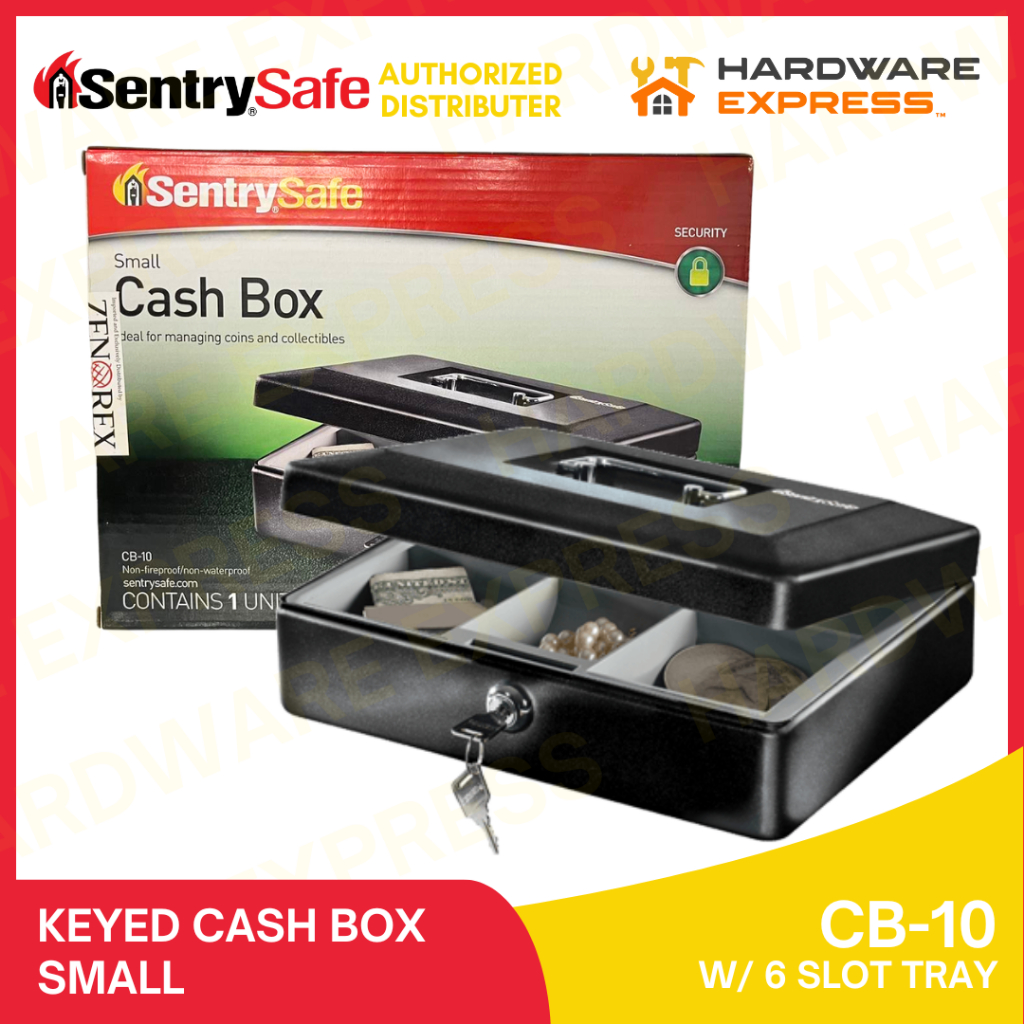 Sentry Cash Box Small CB-10 (w/ Removable Tray) | Shopee Philippines
