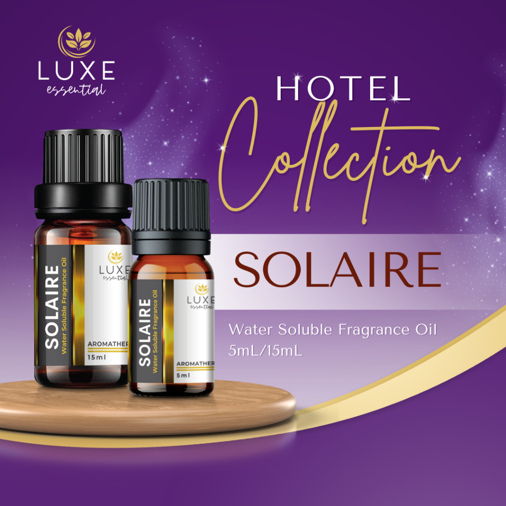 SOLAIRE. Scent Luxe Essential Fragrance Oil Scent Air Humidifier | Shopee Philippines