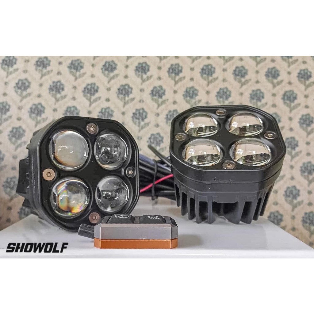 Showolf T40 - Motorycle Auxiliary Led light - comes with 1 year ...