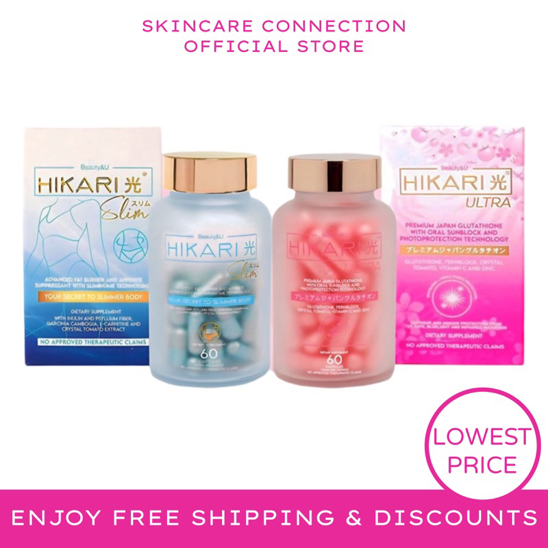 Hikari Ultra Glutathione Capsule | Hikari Slim Advance Fat Burner ...