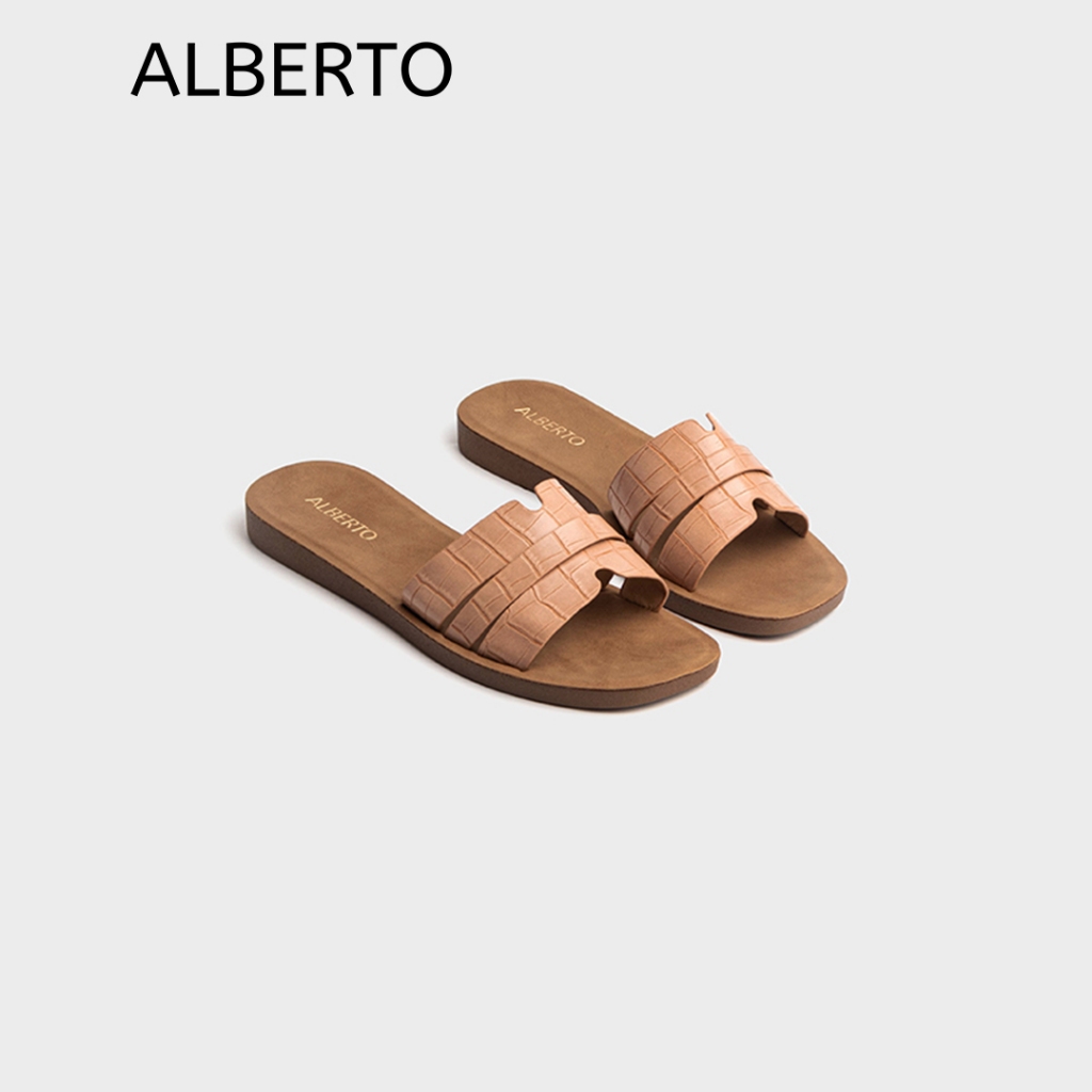 ALBERTO Women's Annora Flat Sandals | Shopee Philippines
