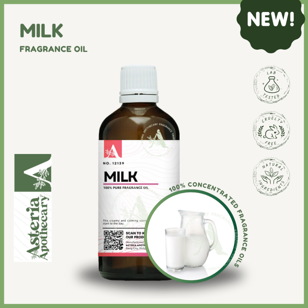 Milk Fragrance Oil (30ML& 100ML) for Soap, Candles & Cosmetics ...
