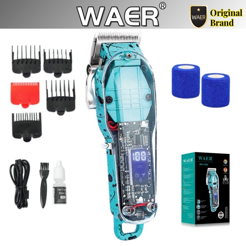 Electric Hair Clippers Hair Cut Razor Lcd Display Hair Trimmers ...