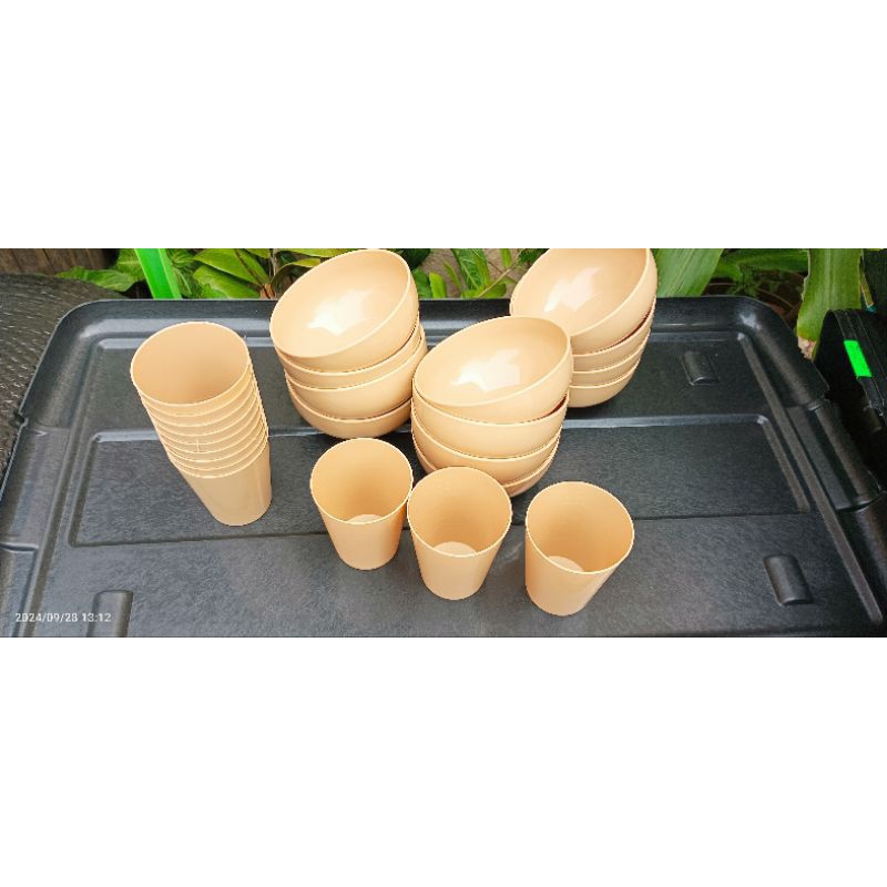 Baso at Mangkok pang pares (plastic) 12pcs | Shopee Philippines