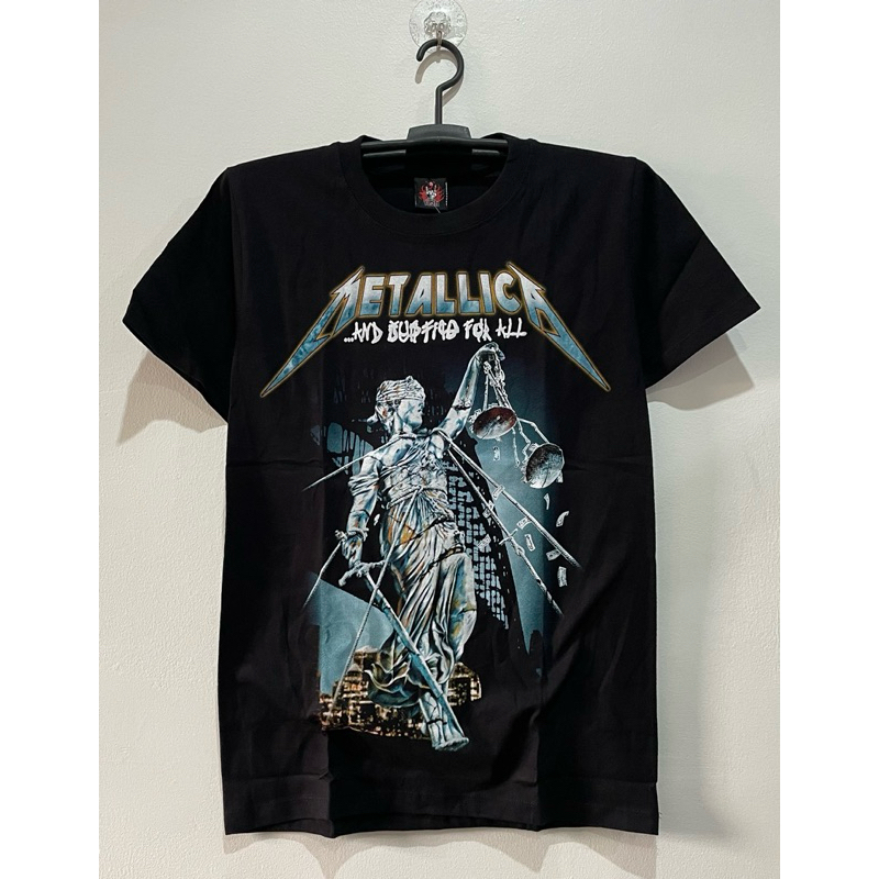METALLICA JUSTICE FOR ALL ROCK YEAH BRAND THAILAND TSHIRT | Shopee ...