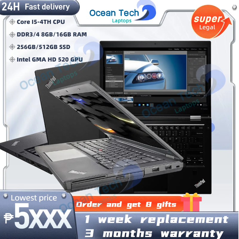 Used Fujitsu A576 lenovo ThinkPad X1 Carbon T460 T450 T440 T440P 16G ...