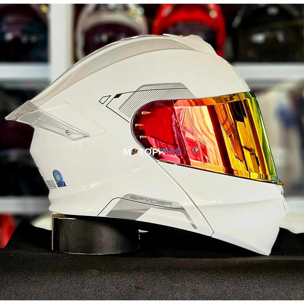 SPYDER FORCE + V2 Modular Helmet Dual Visor Helmet | Shopee Philippines