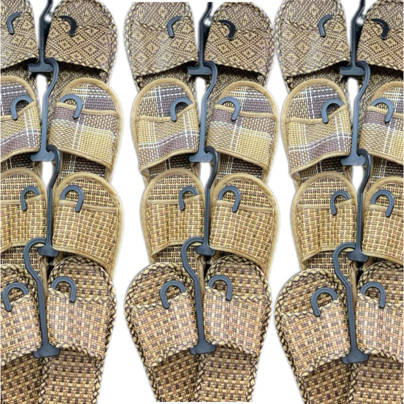 Unisex Slippers Native Banig Slippers Indoor Flip Flops Abaca Slippers ...