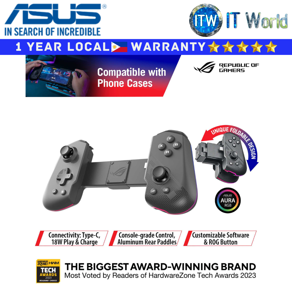 Itw | ASUS Controller ROG Tessen Mobile Controller | Shopee Philippines