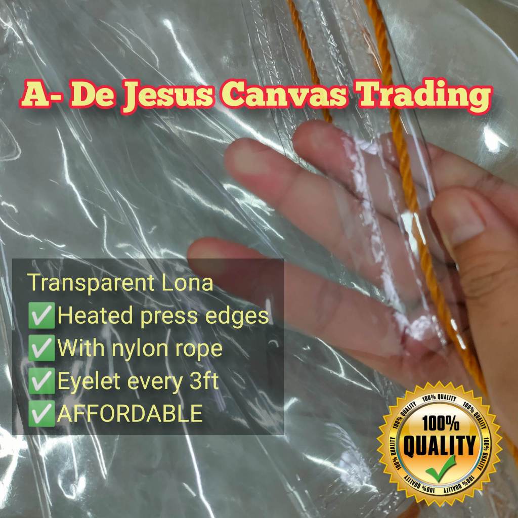 CLEAR TRAPAL LONA TOLDA TRANSPARENT Thick Waterproof Durable Heavy Duty ...
