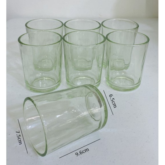 JIMS TRANSPARENT DRINKING CLEAR GLASS BASO #554 SET BY( 6PCS ) | Shopee ...