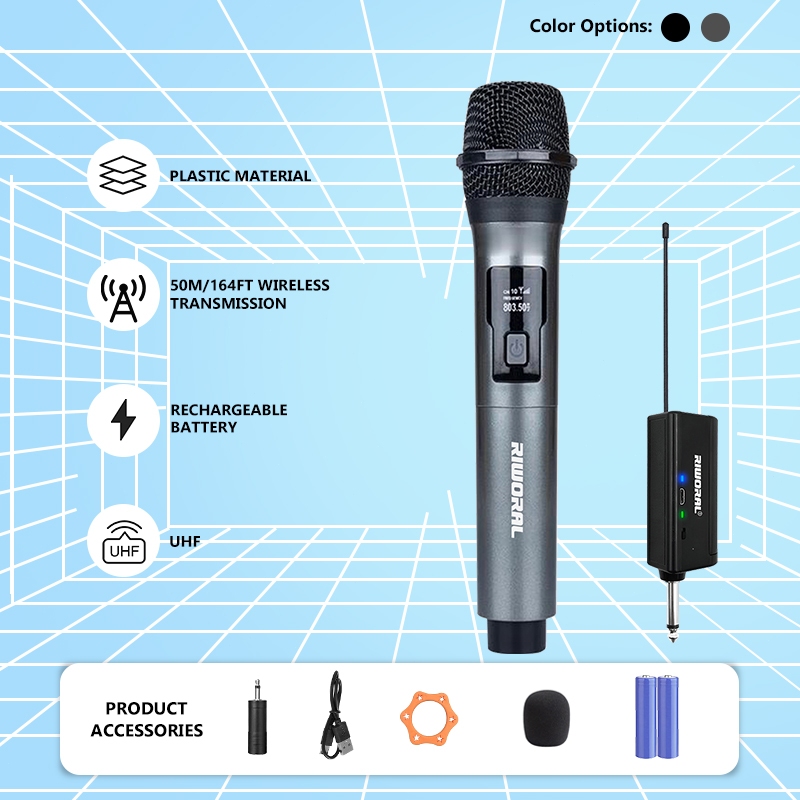 Wireless microphone original UHF receiving distance 100 meters for ...