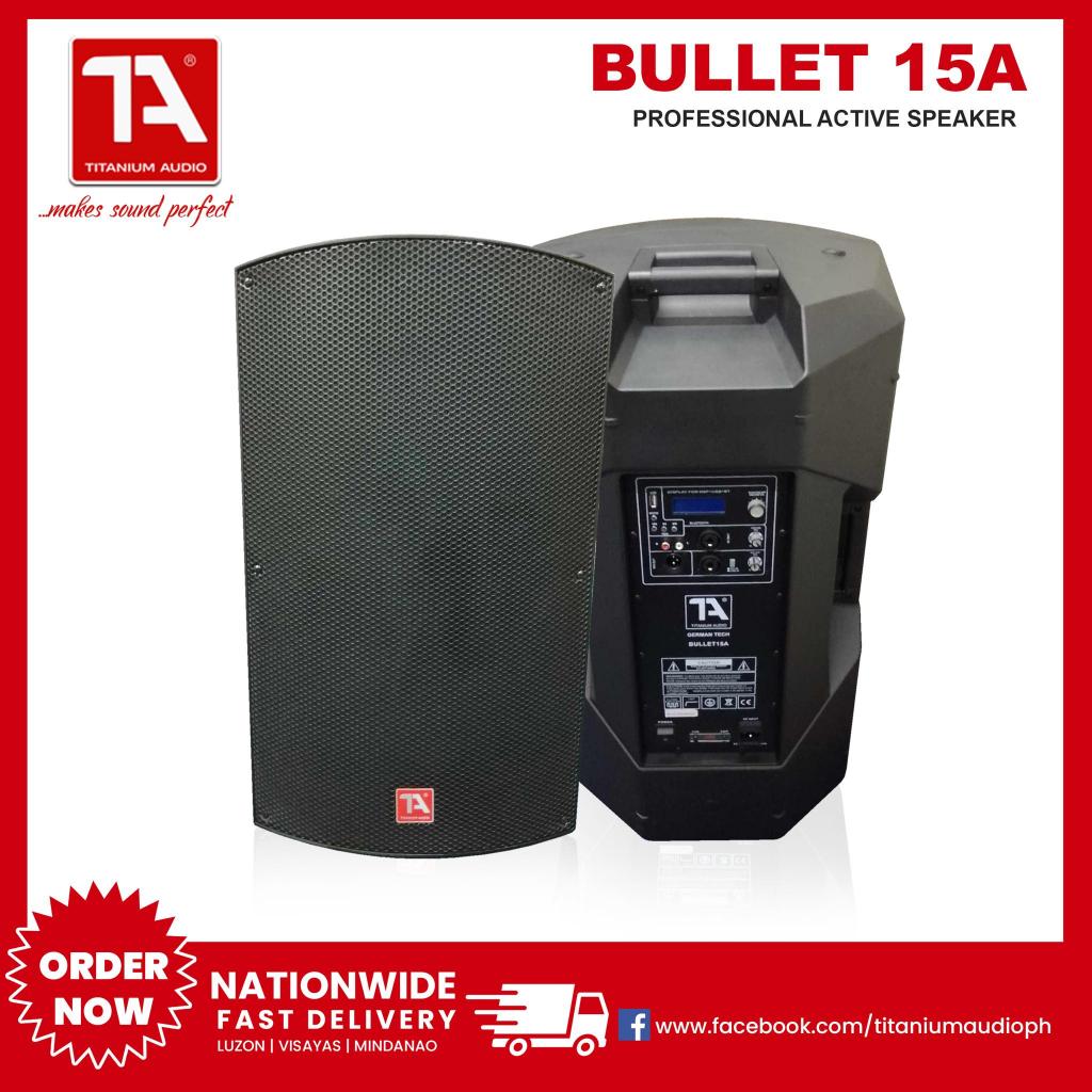 Titanium Audio Bullet 15A Pro Active Speaker / 15" woofer / 1600Watts ...