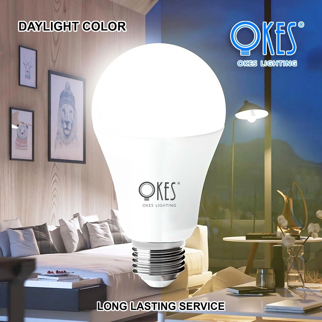 OKES BRIGHT BULB LED Light Bulb White Daylight Bulb ilaw sa bahay led ...