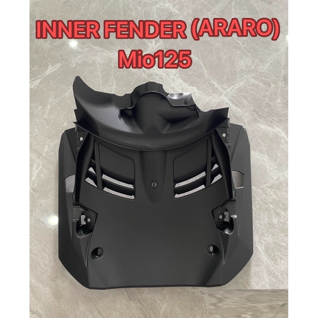 Motorcycle Inner Fender - Mio i 125 (Black) | Shopee Philippines
