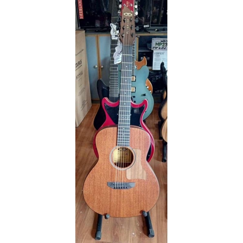 D&D DJANGO JR. TOKYO Natural Mahogany ACOUSTIC GUITAR | Shopee Philippines