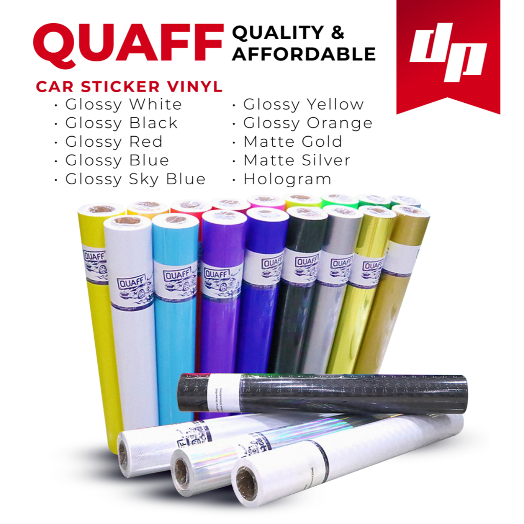 Quaff Car Sticker (PER METER) Free Tube packaging, | Waterproof ...
