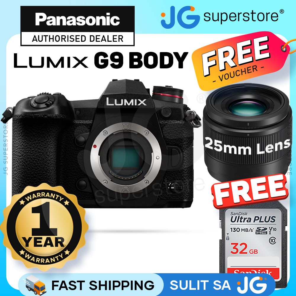 Panasonic Lumix G9 Mirrorless 20.3MP MOS Sensor UHD 4K60p Camera (Body ...