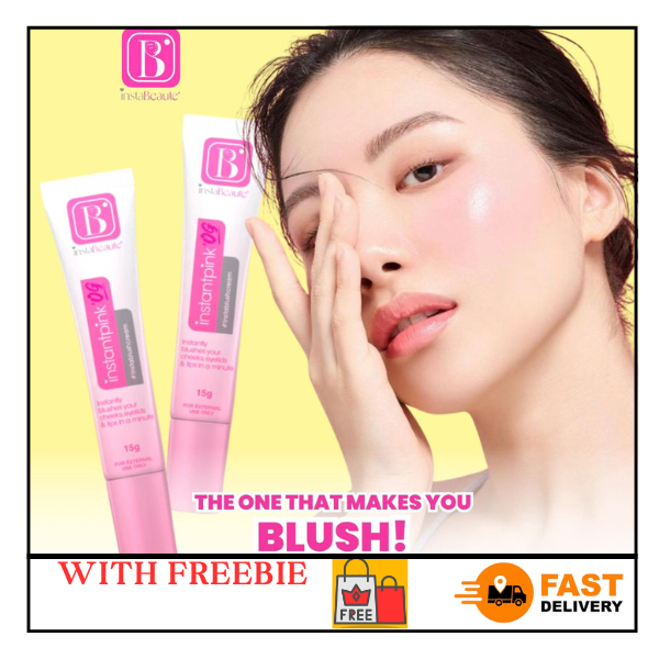 INSTABEAUTE INSTA PINK CREAM BLUSH FOR CHEEKS, EYELIDS, LIPS | Shopee ...