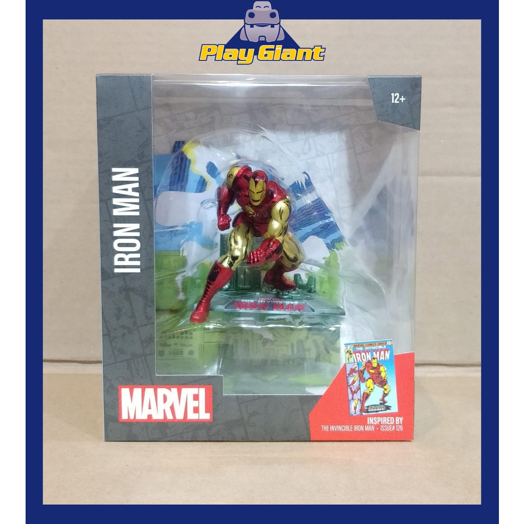 McFarlane Iron Man The Invincible Iron Man #126 1/10 Scale Posed Figure ...