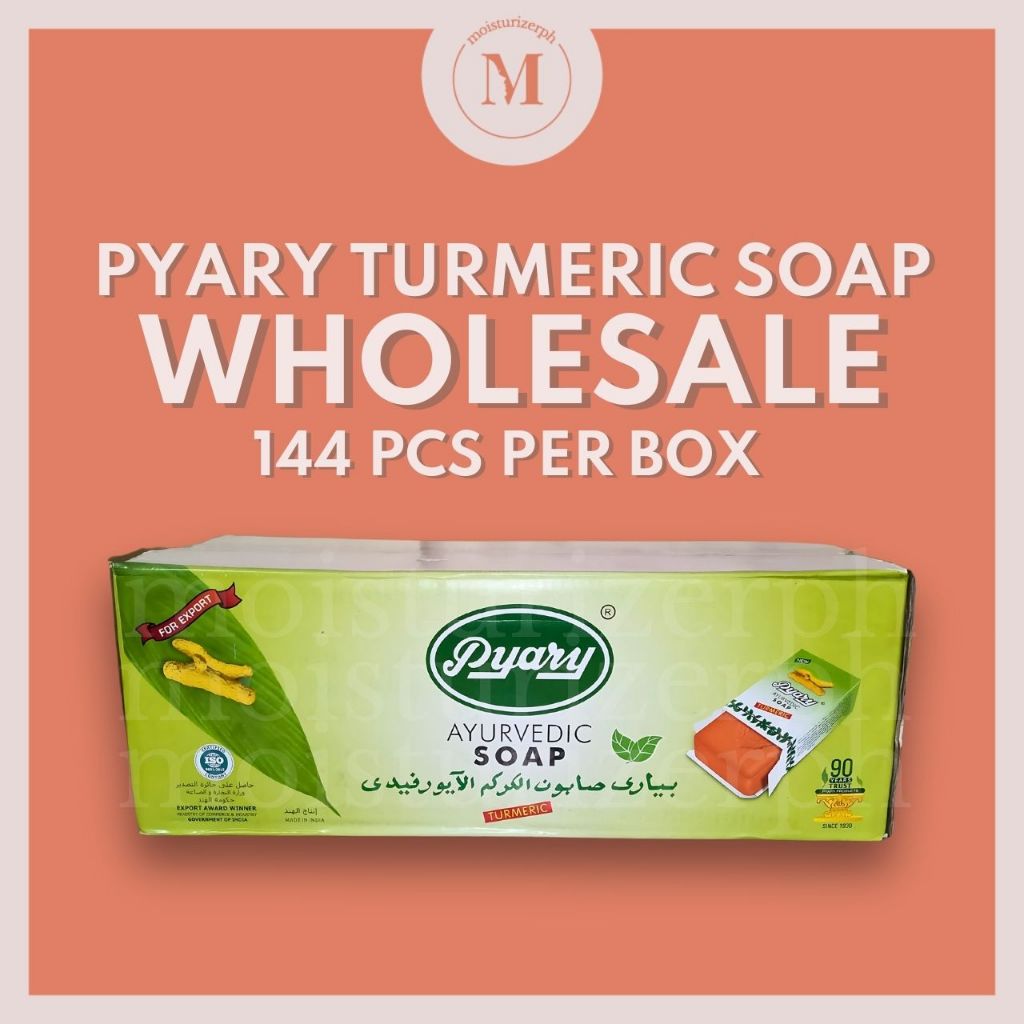 [144 PCS/1BOX] 101% ORIGINAL PYARY TURMERIC SOAP BOX 144 PCS BULK ...