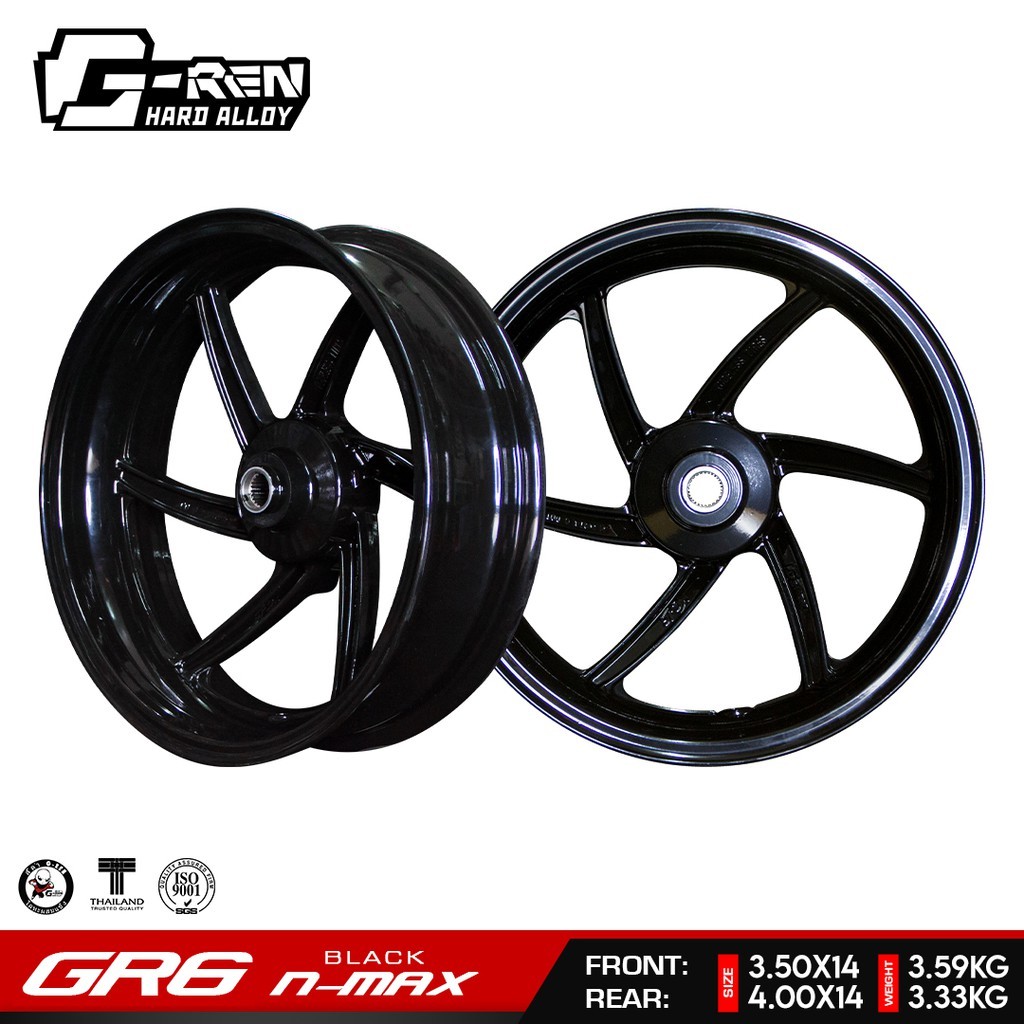 RACING FORCE G-REN GR6 MAGS YAMAHA NMAX VERSION1 3.50FRONT 4.0REAR ...