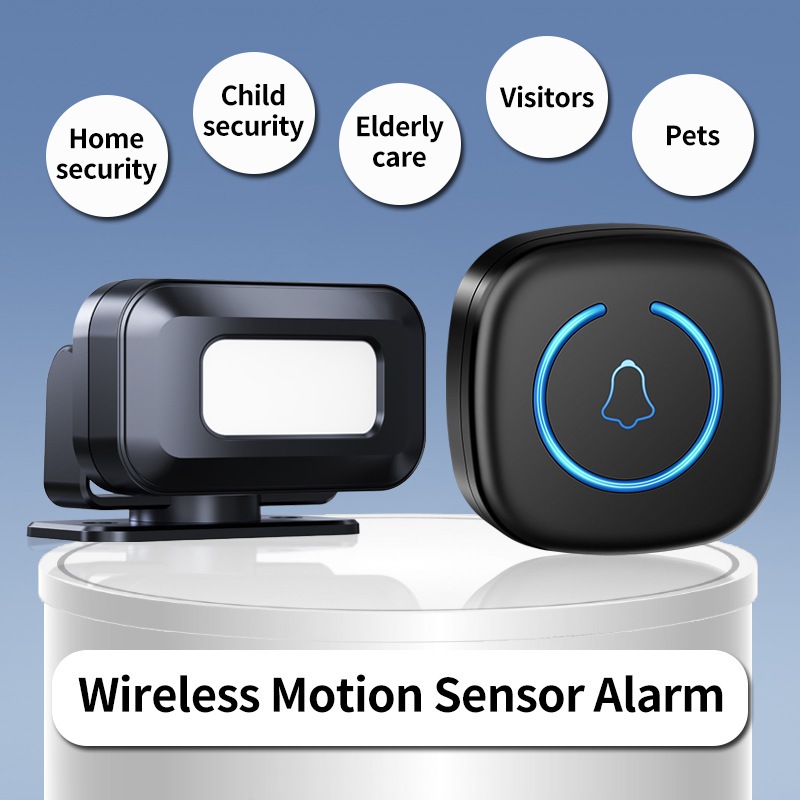CACAZI M8 Motion Sensor Detector Welcome Door Bell Business Entry ...