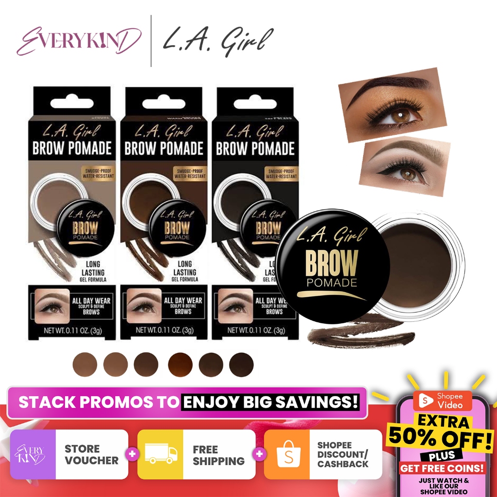 LA Girl Brow Pomade AUTHENTIC All Shades Available - Waterproof ...