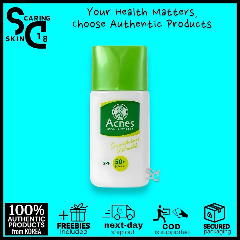 Rohto Mentholatum Acnes Acne UV Tinted Milk SPF 50 PA++ - 30g by ...
