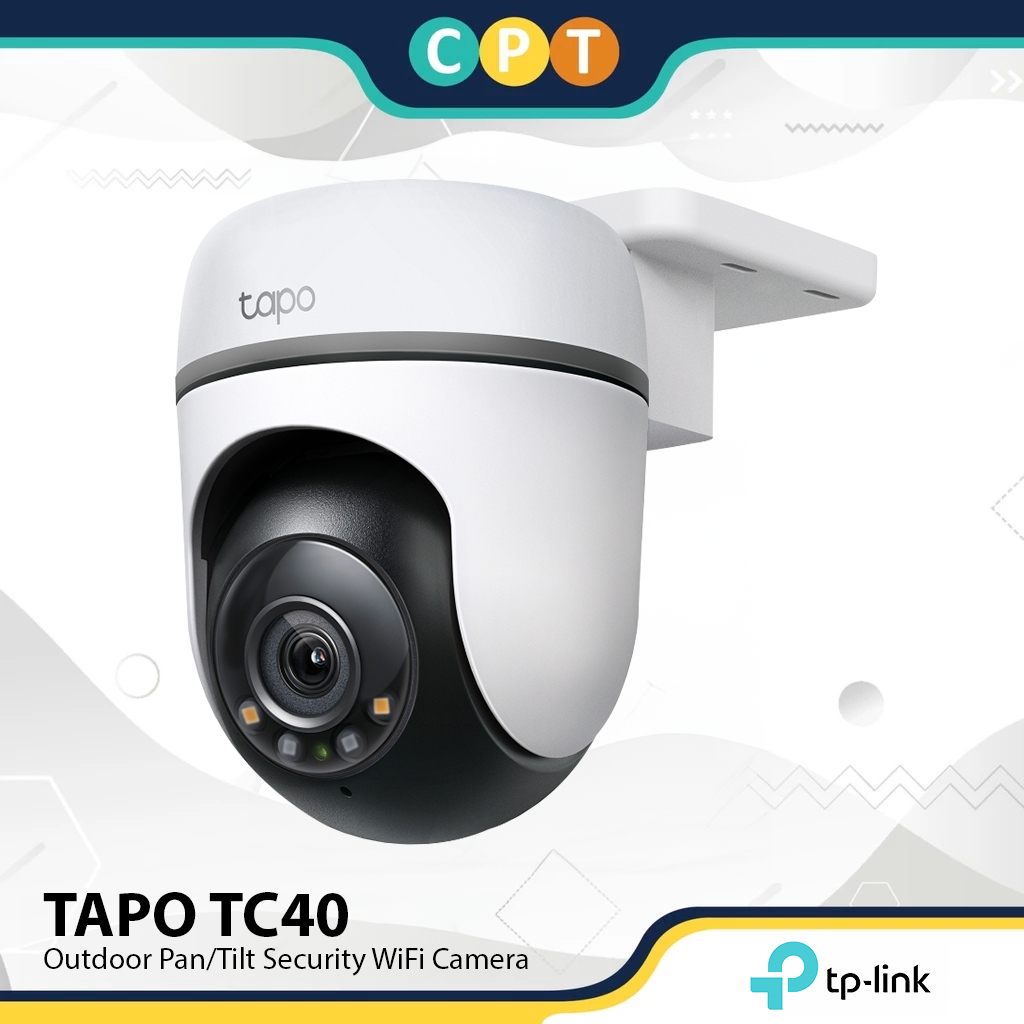 TP-Link Tapo TC40 1080P 2MP 360° Pan/Tilt Home Security IP65 Outdoor ...