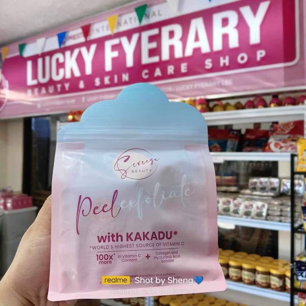 SEREESE BEAUTY X Peel exfoliate with Kakadu Set VitaminC Collagen ...