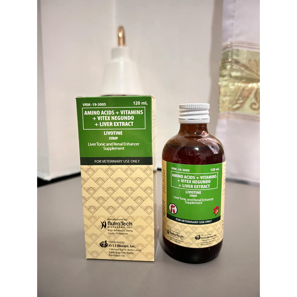 Livotine Syrup 120ml Liver Tonic and Renal Enhancer Supplement Amino ...