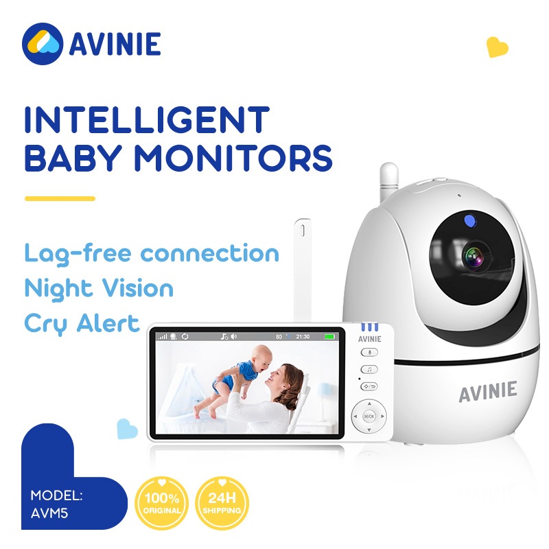 AVINIE CCTV Camera Wireless Baby Monitoring Device Baby Crying Reminder ...
