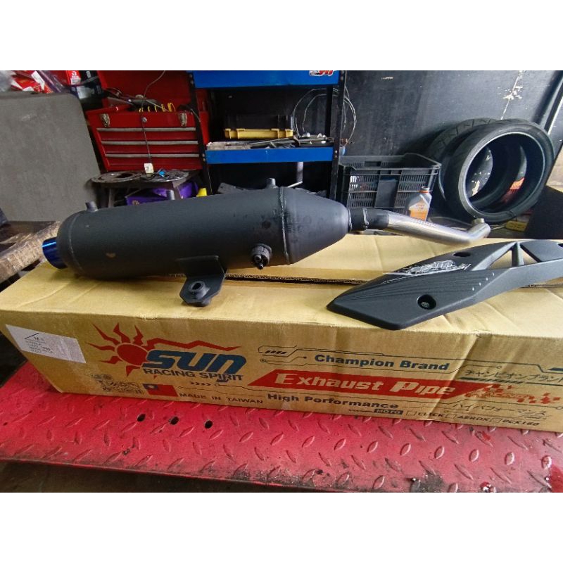 Sun Racing Adjustable Power Pipe Honda PCX 160 | Shopee Philippines