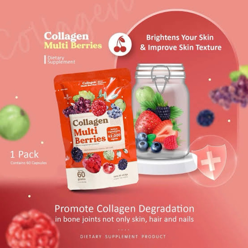 Collagen Multi Berries Dietary Supplement by Precious Skin Thailand ...