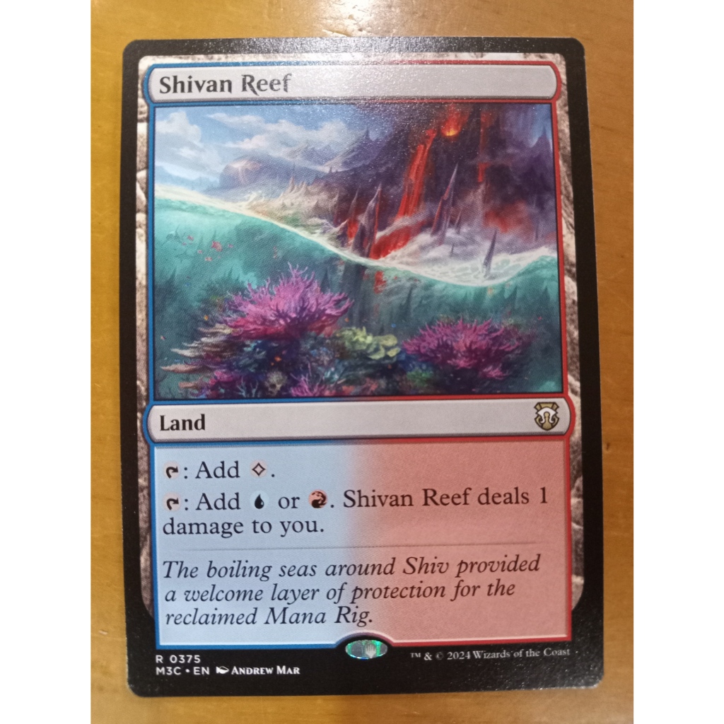 MTG Shivan Reef Rare Modern Horizons 3 Commander M3C Magic the ...