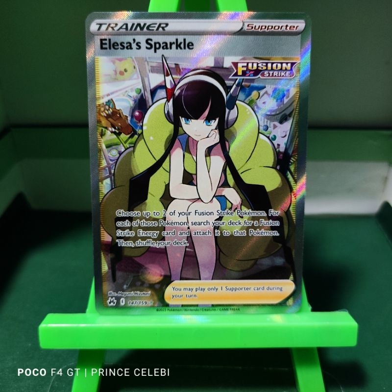 Pokemon TCG - Elesa's Sparkle Full Art | Shopee Philippines