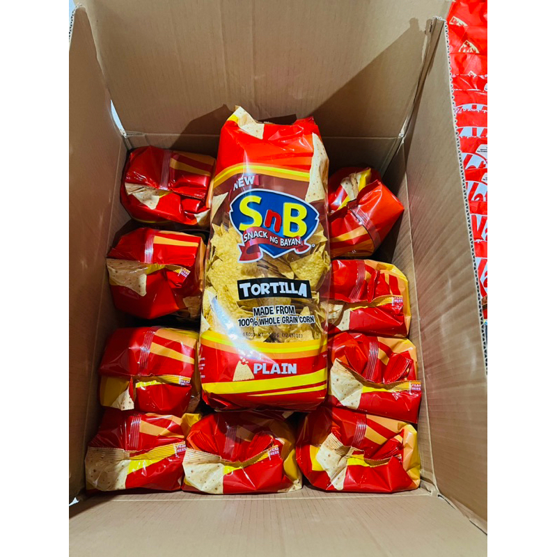 SNB Plain TORTILLA 1 BoX(12bags) | Shopee Philippines