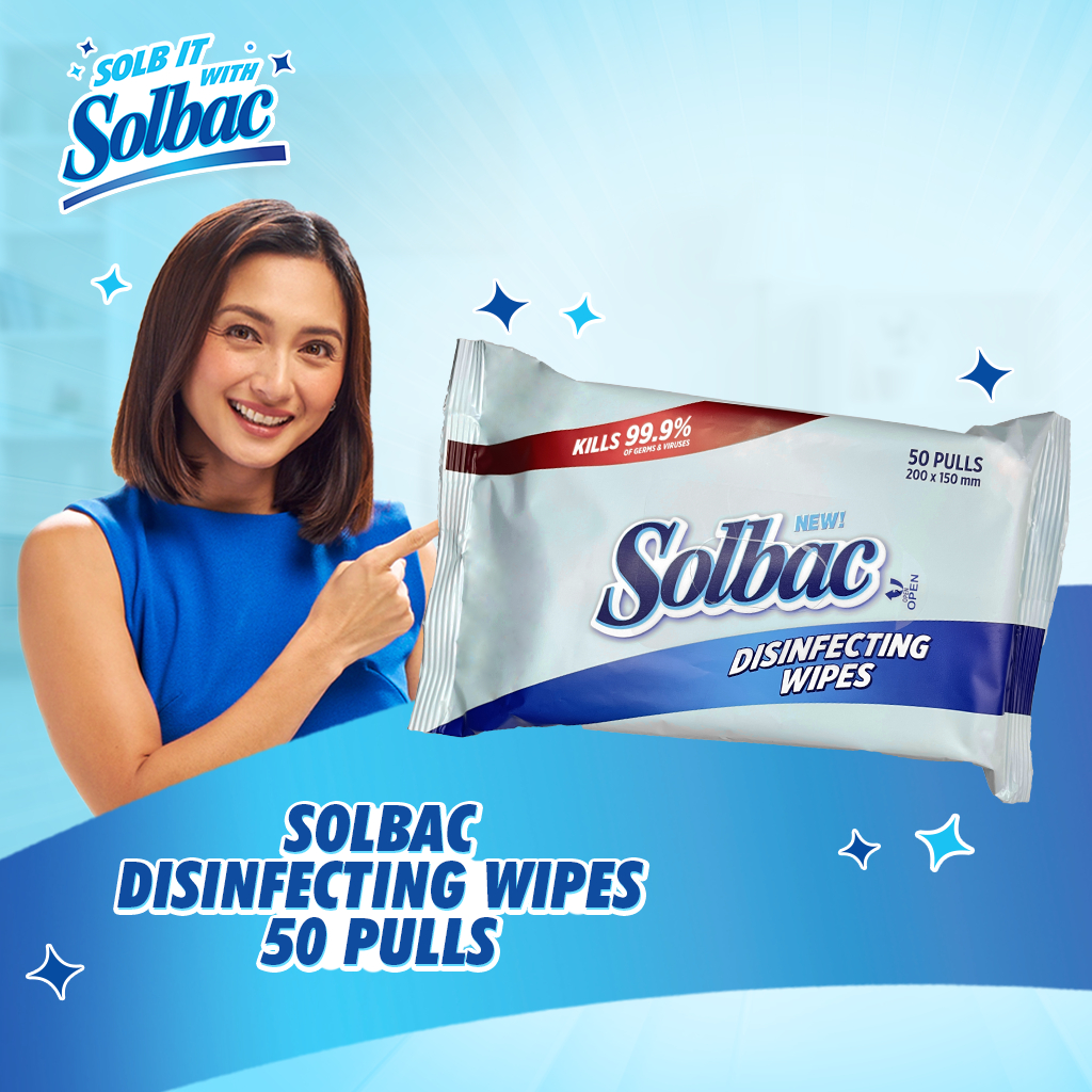 Solbac Disinfecting Wipes 50 sheets | Shopee Philippines