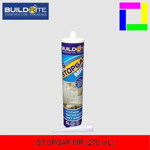 Buildrite STOPGAP MR (270mL) Mold Resistant Sanitary Silicone Sealant ...