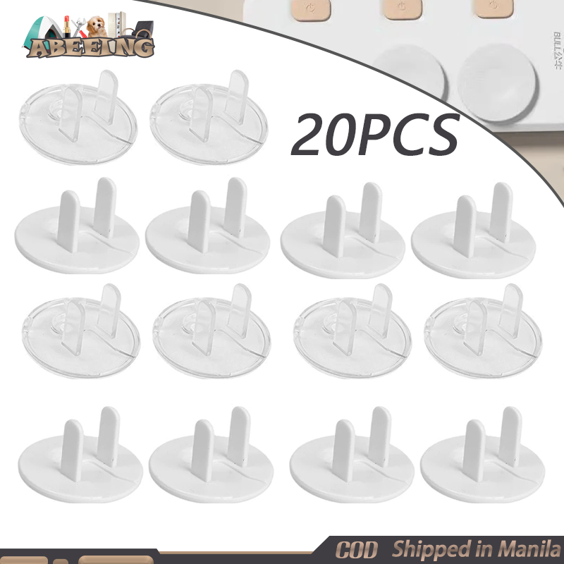 20Pcs Socket Protection Cover Sturdy Childproof Socket Covers For Home ...