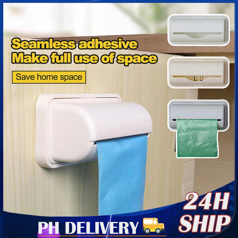 No-punch removable household rubbish bag storage box Extractable ...