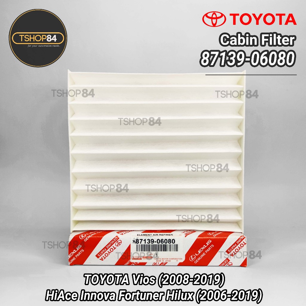 Cabin Aircon Filter TOYOTA Vios 2008-2019 Innova Hilux Fortuner 2006 ...
